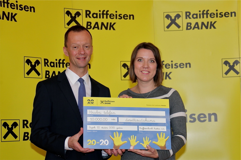 RBA Banka podržala provedbu programa Hrabri telefon za djecu